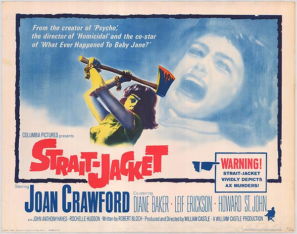 ‘Strait-Jacket’ (1964): Nightmarish, cartoonish William Castle ...